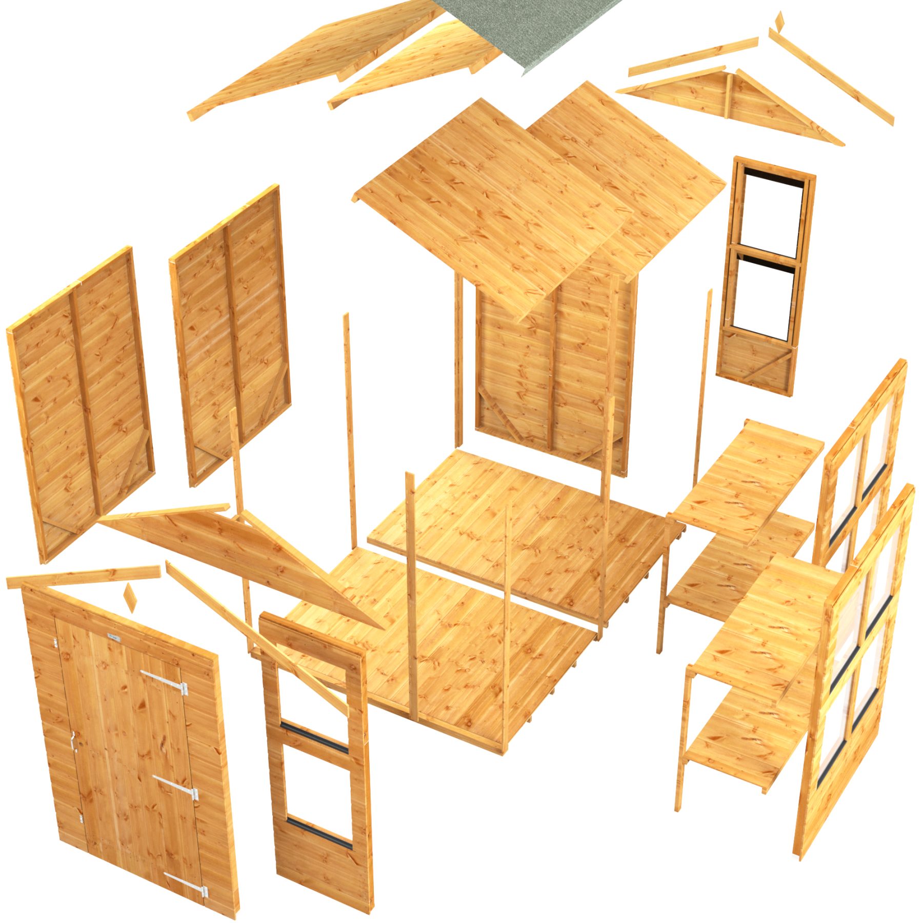 20X8 Apex Potting Shed (208PAPS) - Mark Forrest & Co