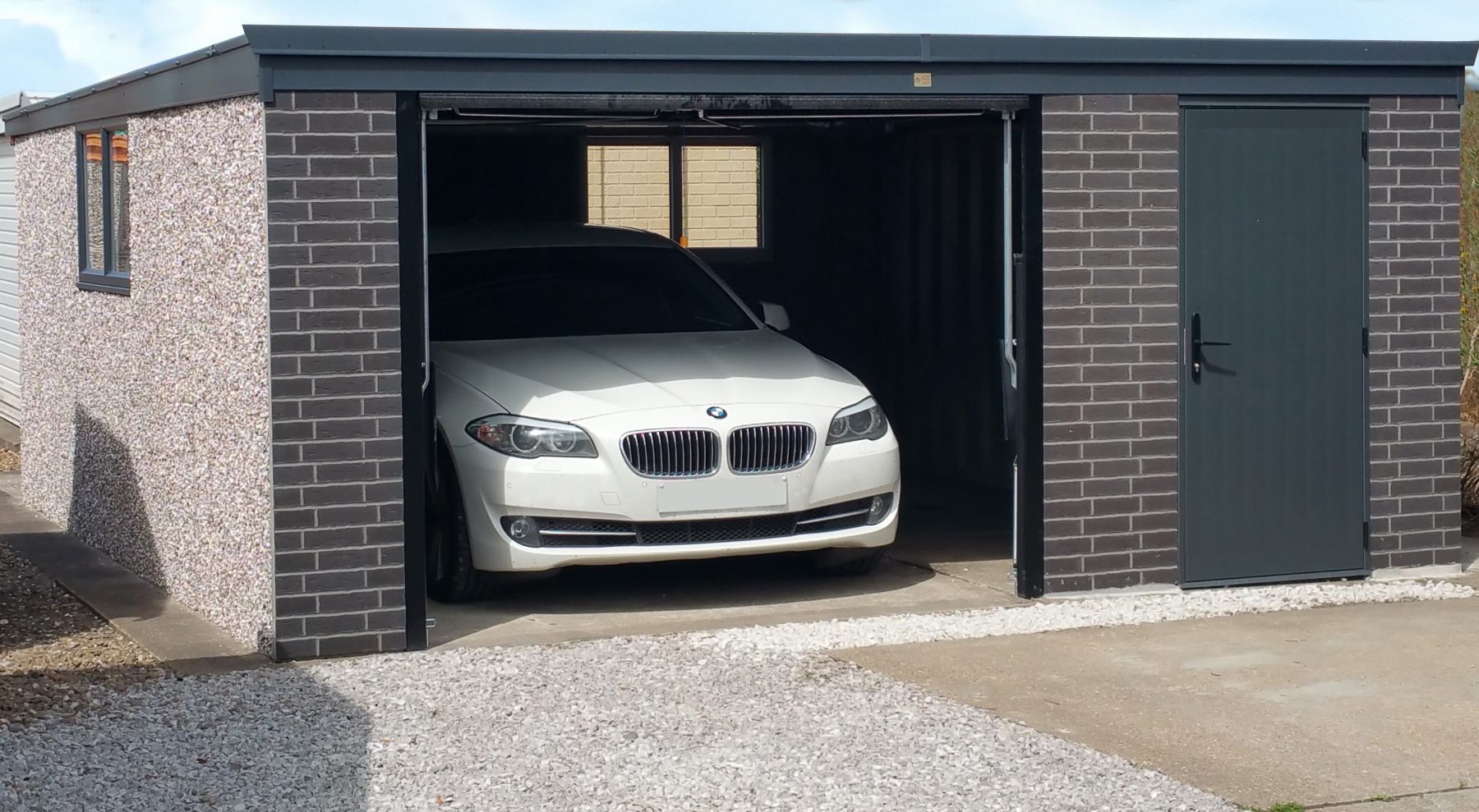 Pent Sectional Garages - Mark Forrest & Co